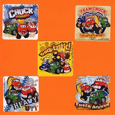 10 Tonka Chuck and Friends Trucks - Large Stickers - Party Favors ...