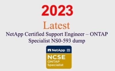 NetApp Certified Support Engineer ONTAP NS0-593 GUARANTEED (1 month ...