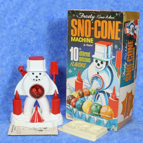 1960s Frosty Snowman SNO-CONE MACHINE in Box by Hasbro NICE! | eBay