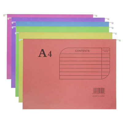 A4 Hanging Suspension Files 30mm Capacity Tabs & Inserts Filing Cabinet ...