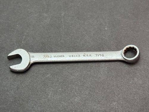 VLCHEK WC14A Combination Wrench 7/16" - 12 Point Made in USA | eBay