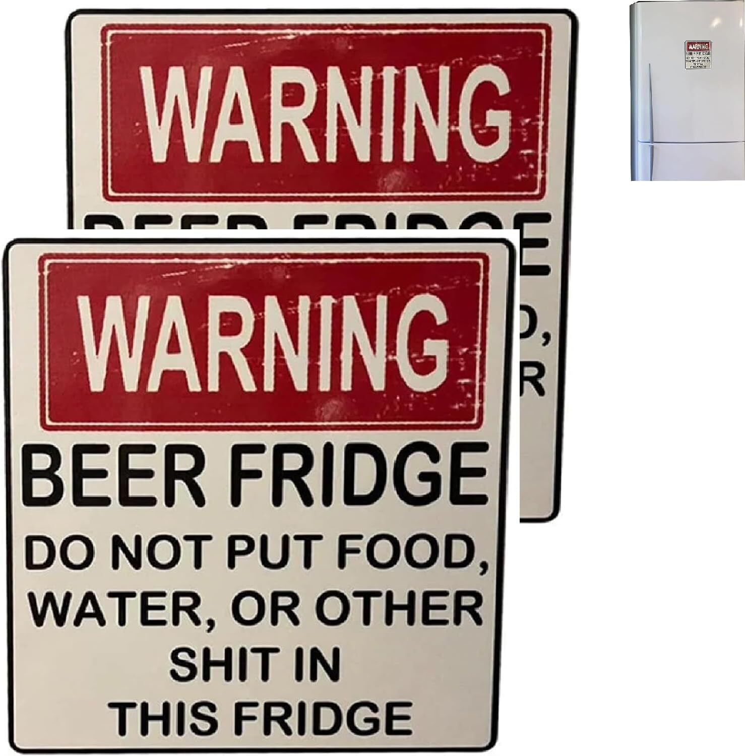 Funny Beer Fridge Vintage Sticker Sign, Hilarious Fridge Stickers ...