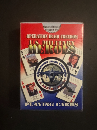 OPERATION IRAQI FREEDOM: U.S. MILITARY HEROES PLAYING CARDS NEW ...