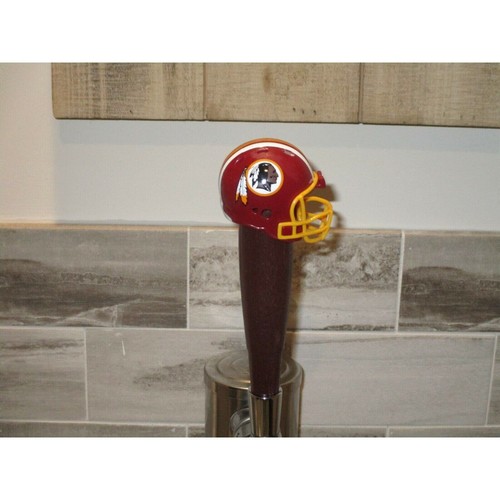 NFL Washington Football Beer Tap Handle Football Kegerator Brown Wood ...