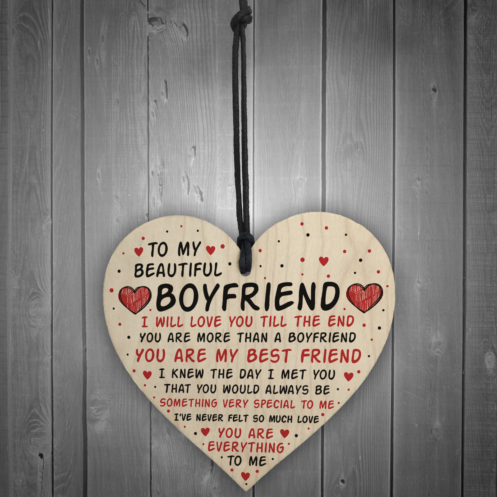 Boyfriend Gifts Boyfriend Birthday Card Gift Boyfriend Valentines Gift ...