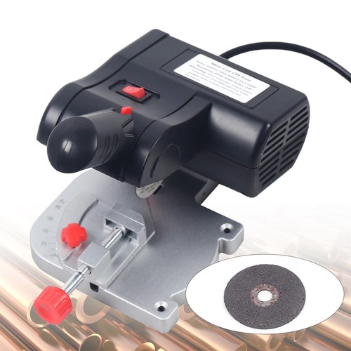 45°Miter Saw Mini Benchtop Cut-off Saw Wood Metal Angle Moulding Cutter ...