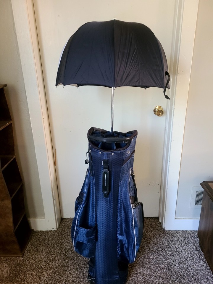 Drizzle Stik Golf Bag Umbrella Club Course Rain Cover Drizzle Stick ...
