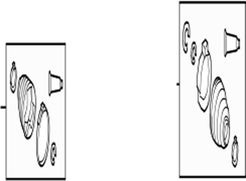 04437-33090 Toyota Boot kit, front drive shaft inboard joint, rh ...