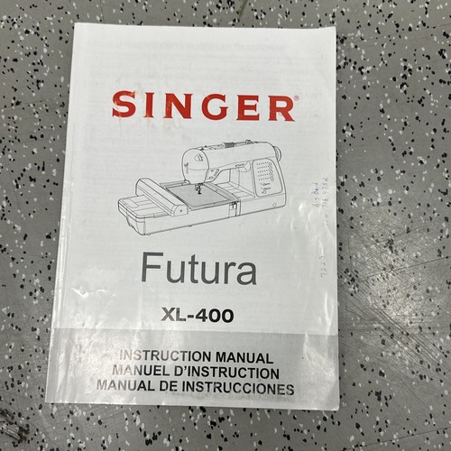 Singer Futura XL-400 Sewing Machine Instruction Manual | eBay