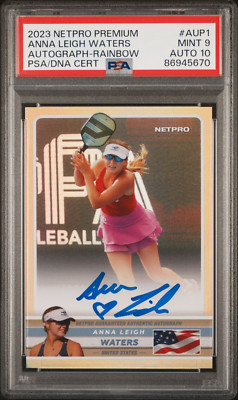 2023 NETPRO Anna Leigh Waters Premium Rainbow Auto Rookie Card RC /150 ...