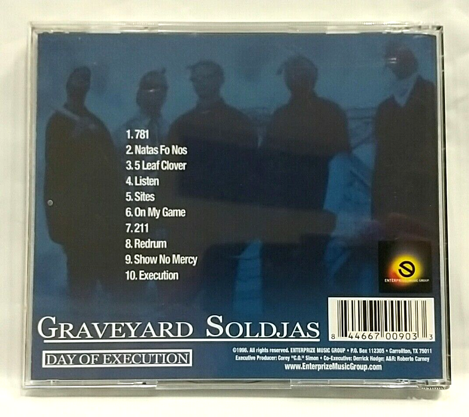 (CD) Graveyard Soldjas – Day Of Execution, US Press, Album, Near Mint ...