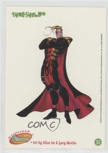 1997 Wildstorm Stickers Threshold #51 2v8 | eBay