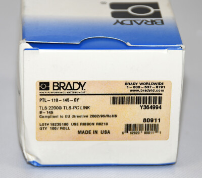 *NEW* Brady Labels PTL-110-145-GY Roll | eBay