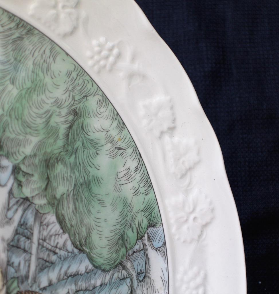 GIEN France LES SAVEURS Marie - Pierre Boitard 12 1/2"d Platter Cheese ...