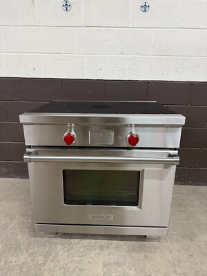 Wolf IR365TE/S/PH - 36" Induction Range Transitional Stainless Red Knobs | eBay