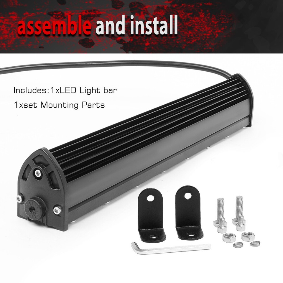 52" Dual Row LED Light Bar Wire Kits For 2016-2024 Can Am Defender HD5 ...