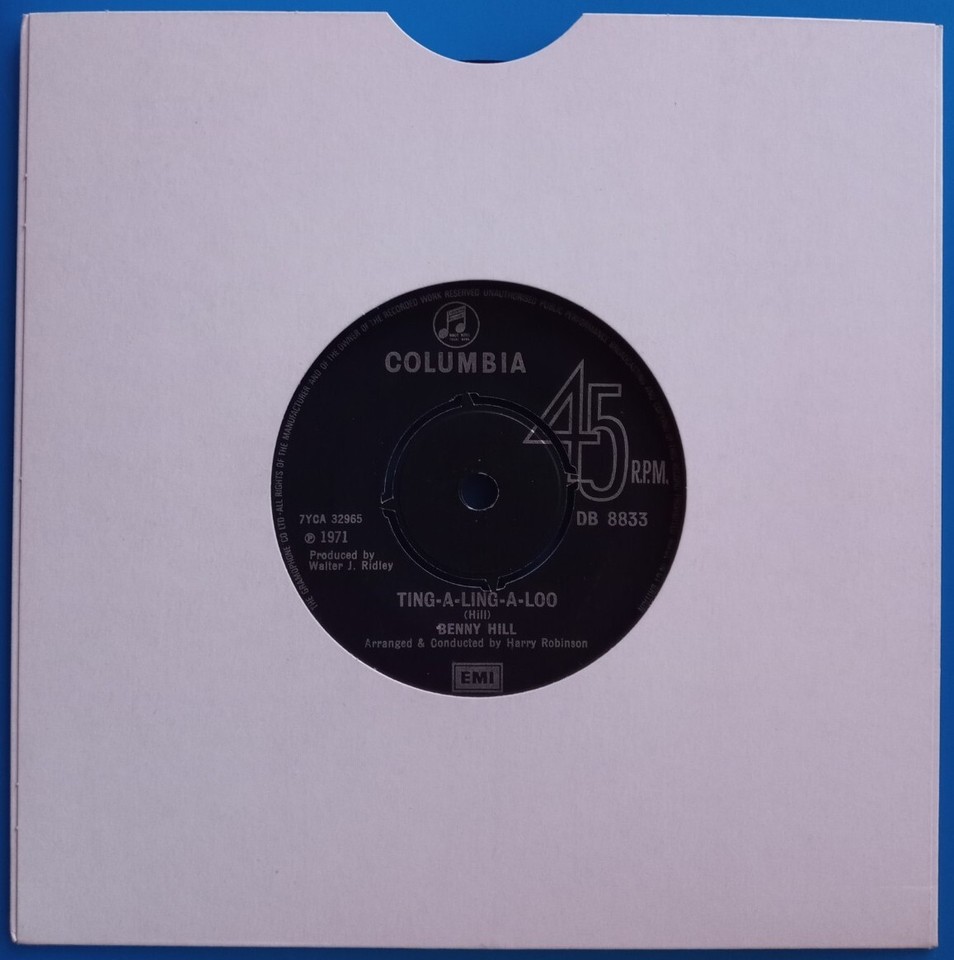 BENNY HILL - ERNIE (The Fastest Milkman In The West) ORIGINAL UK 7 ...