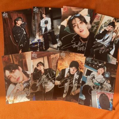 2024 STRAY KIDS 合 HOP WALKING ON WATER AUTOGRAPHED SIGNED PHOTO 4*6 A ...