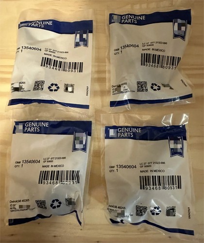 NEW 4pcs Genuine TPMS Tire Pressure Sensor 13540604 for GMC Chevy Buick ...