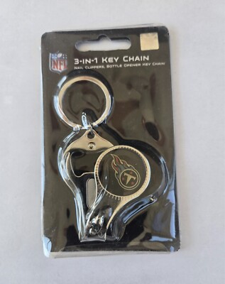 NFL 3-IN-1 KEYCHAIN NAIL CLIPPERS/BOTTLE OPENER/KEY RING Tennessee ...