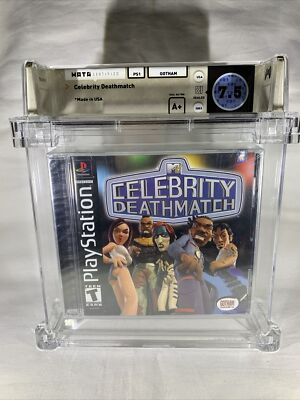 MTV Celebrity Deathmatch Sony PlayStation 1 PS1 New Sealed WATA Graded ...