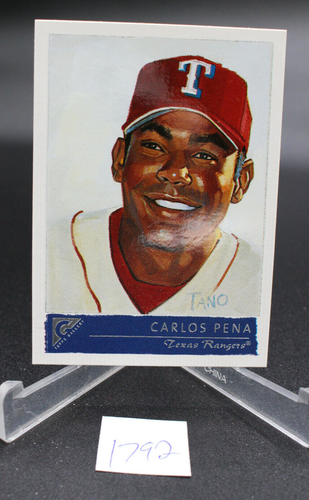 2001 Topps Gallery #107 Carlos Pena Texas Rangers | eBay