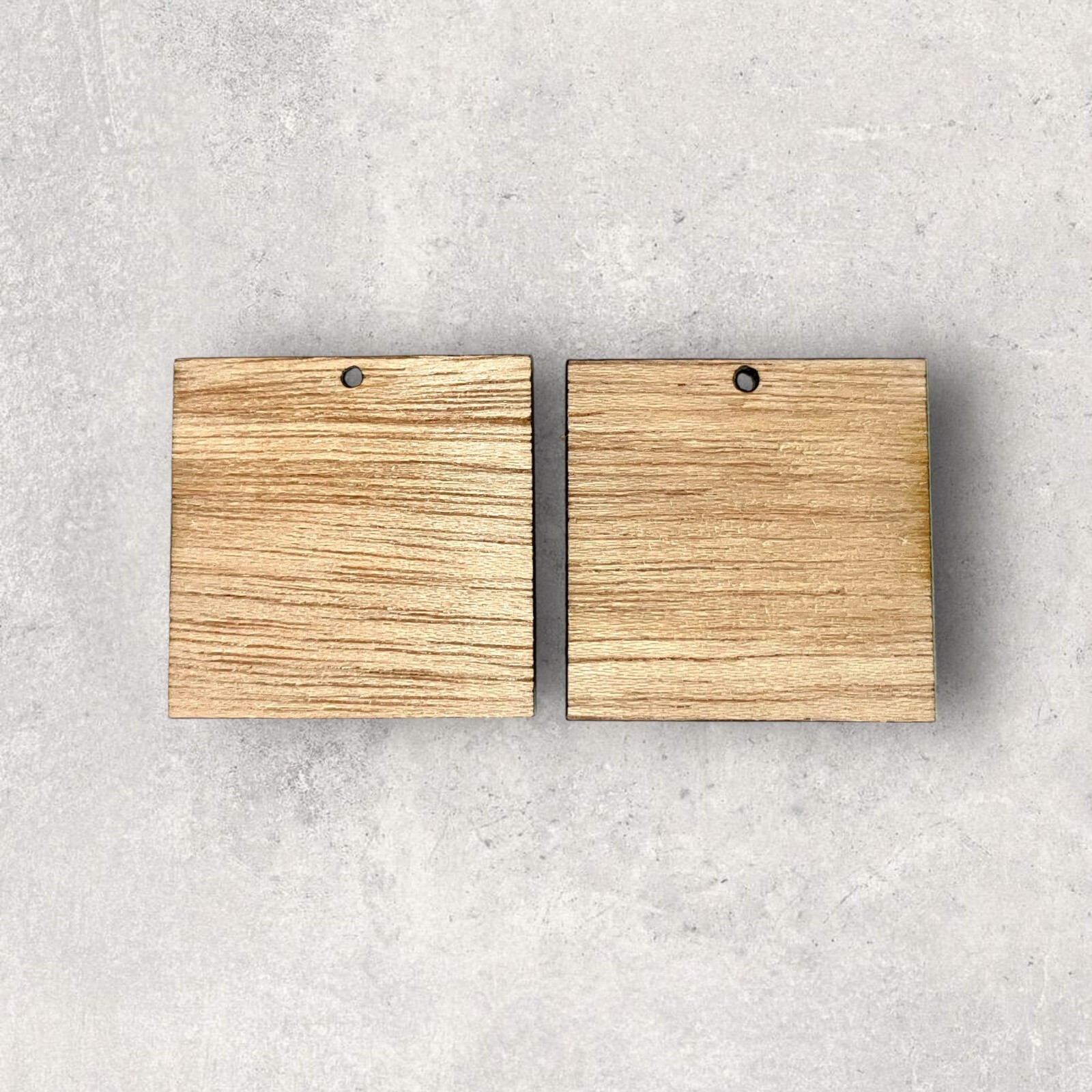 Unfinished Wood Square Blanks for Crafting - Wooden Cutouts for Jewelry ...