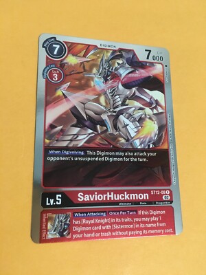 SaviorHuckmon ST12-08 R Digimon CCG TCG | Near Mint English | eBay