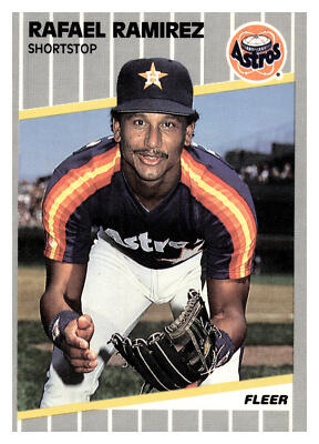 1989 Fleer 365 Rafael Ramirez Houston Astros | eBay