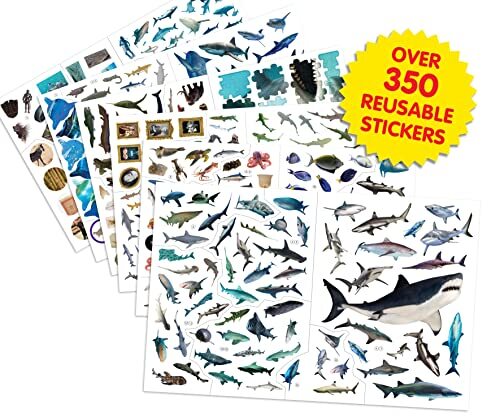 Phidal - World of Sharks Sticker Book Treasury - Activity Book Treasury ...