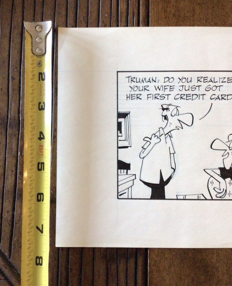 Vintage Motleys Crew Satire Original Comic Art Ben Temple Tom Forman ...