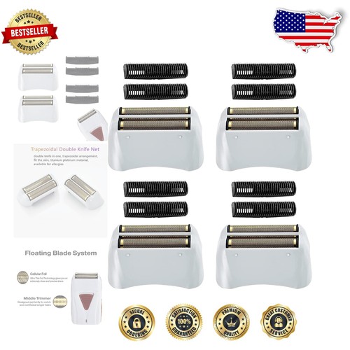 4-Pack Andis ProFoil Lithium Shaver Replacement Foils & Cutters, Hypo ...