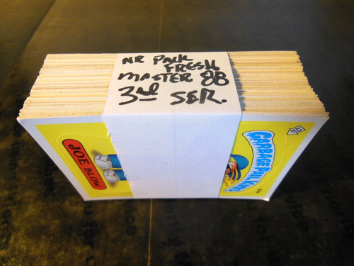 1986 Garbage Pail Kids GPK USA Series 3 vintage Complete MASTER Set 88 ...