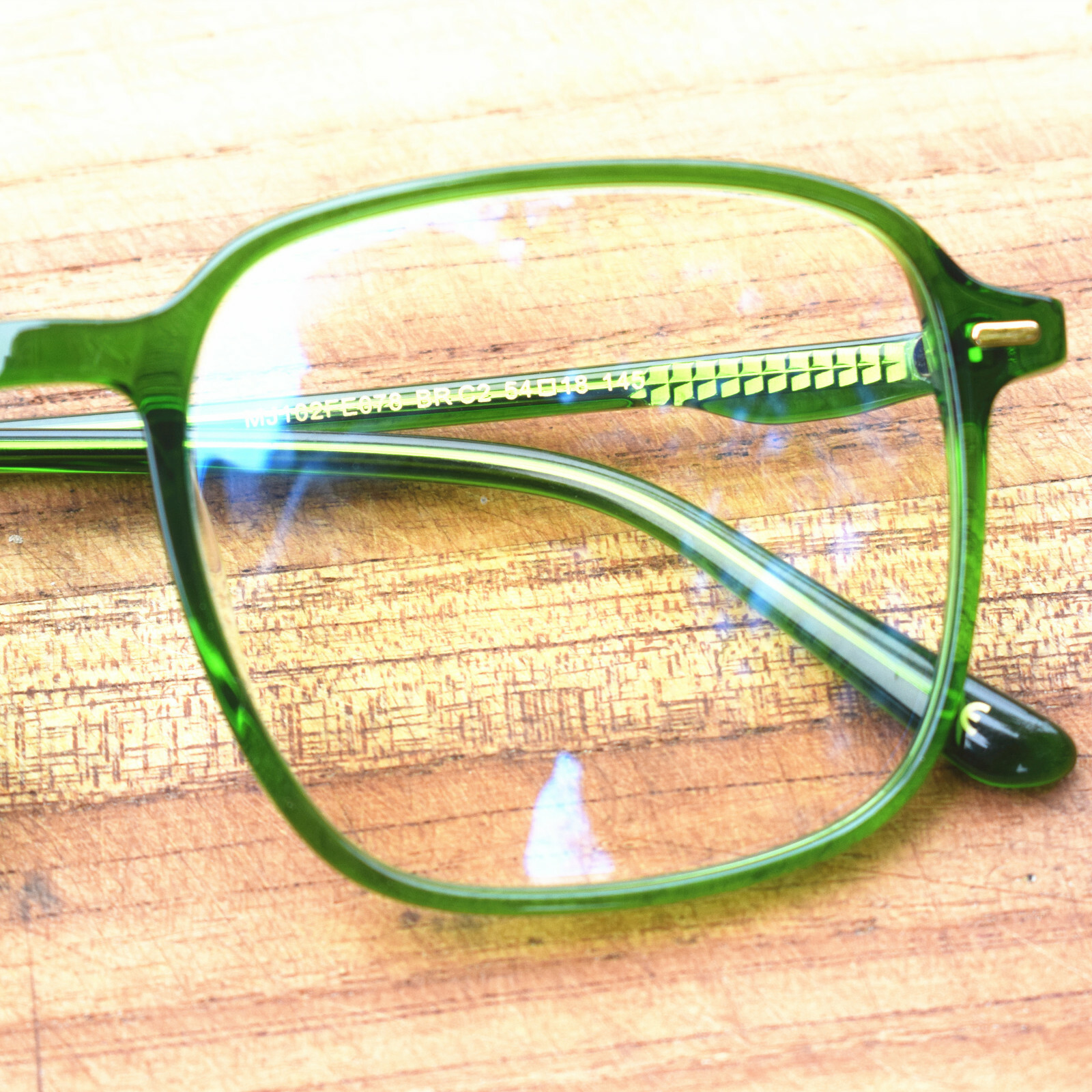 Oversize Hand Made Acetate Eyeglass Frames Full Rim Glasses Myopia Rx ...