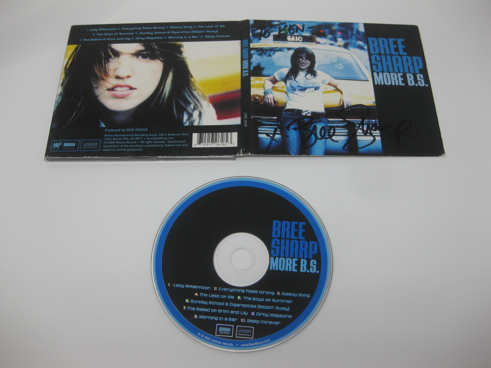 More B.S. by Bree Sharp CD - HAND-SIGNED AUTOGRAPHED 670917061823| eBay