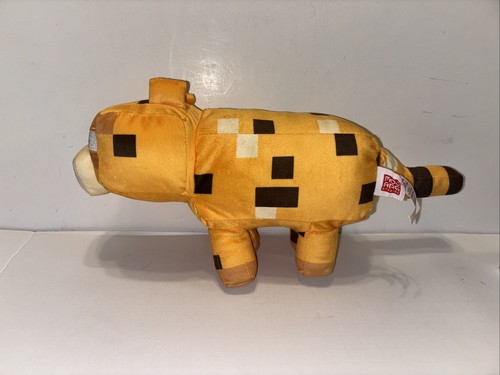 Minecraft Ocelot Plush 2022 Yellow Stuffed Animal 14" Mattel Mojang Studios | eBay