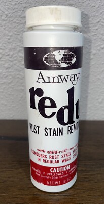Vintage 1974 Amway ReDu Rust Stain Remover 12 oz Open Bottle (80% Full ...