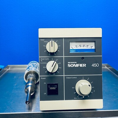 Branson 450 Sonifier Ultrasonic Processor and Cell Disruptor with ...
