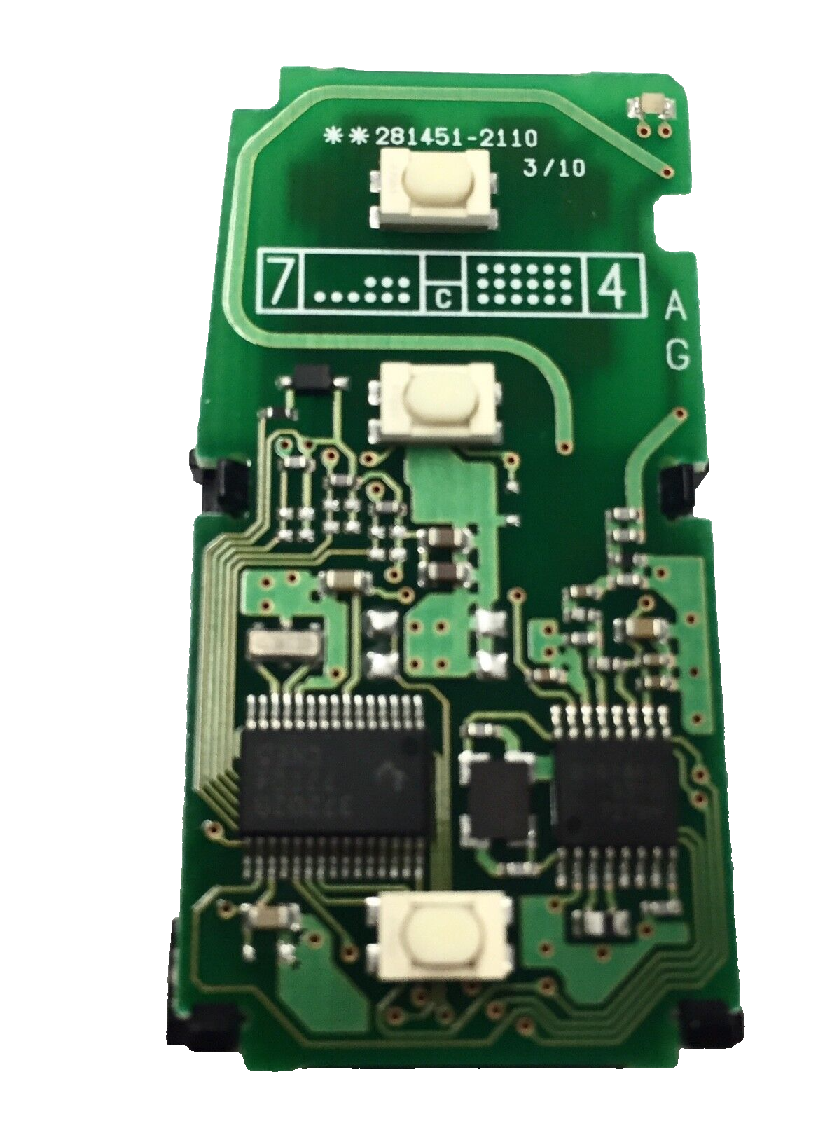 NEW OEM 2015-2021 TOYOTA TACOMA REMOTE SMART KEY HYQ14FBA AG 89904 ...