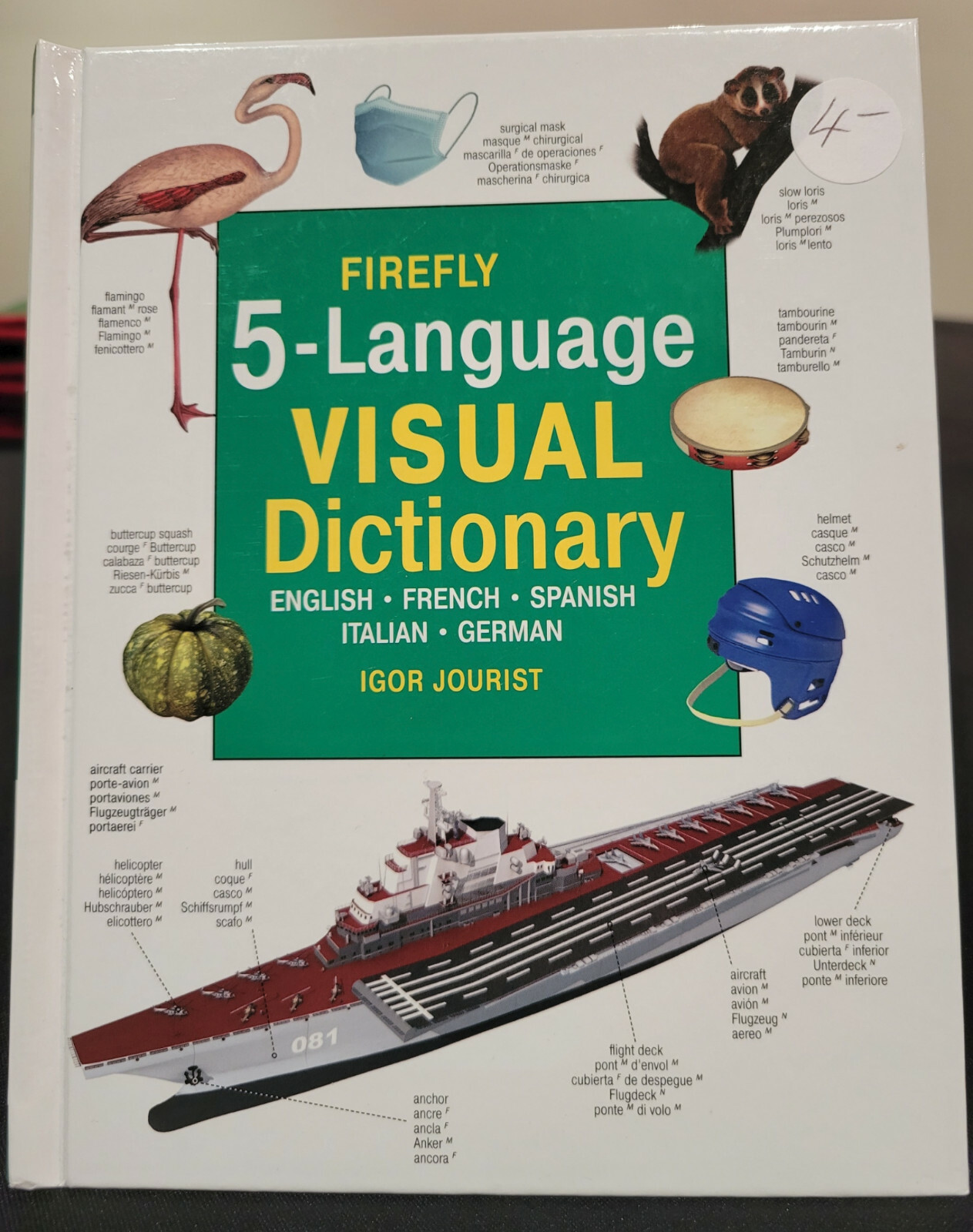 Firefly 5 Language Visual Dictionary: English French German Italian ...
