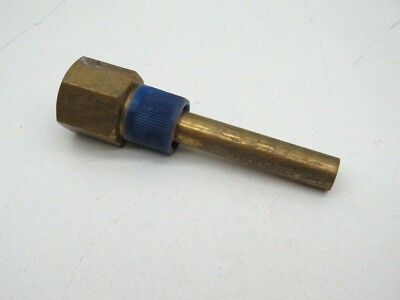 Small Brass Threaded Sensor Housing 2" Insert, 4" Total Length | eBay