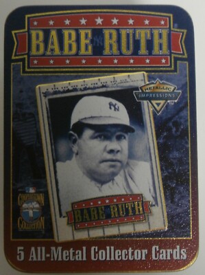 Metallic Impressions All-Metal Collector Cards - Babe Ruth | eBay