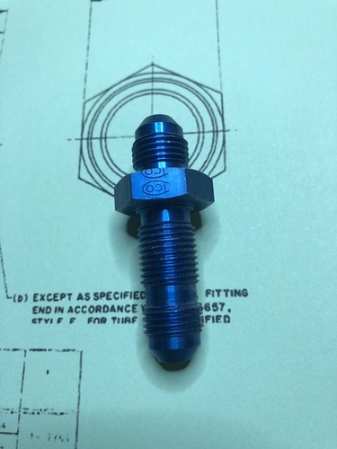 AN832-5D 5/16” Flared Tube Bulkhead Union | eBay