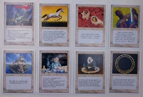 MTG Alternate 4th Forth Edition Common Lot (8) White Mint Magic The ...