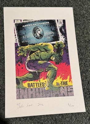 LIKE Death NYC HULK - Signed Print 2011/12 AP (Artist Proof) & COA | eBay