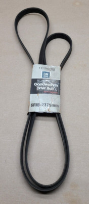 OEM Factory GM Serpentine Belt 12551136 URJ Dayco 20-4865 6PK2375 6 RIB ...