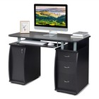 Computer Desk PC Laptop Writing Table Workstation with 3 Drawer ...