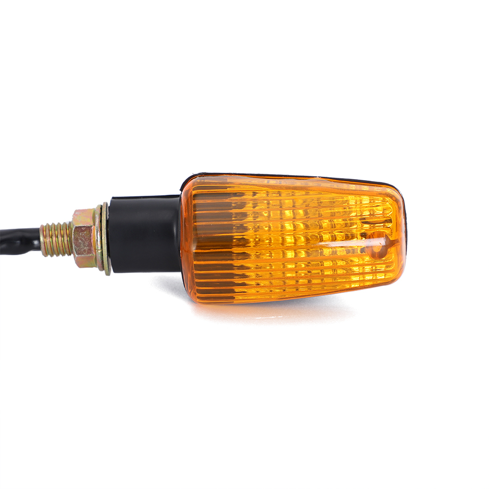 4X Motorcycle 6V Turn Signal Light Blinker Indicator Amber Lens LED ...