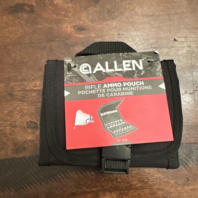 ALLEN RIFLE AMMO CARRIER POUCH 14 CARTRIDGES BELT POUCH SNIPER HUNTER ...