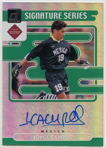 2022 Donruss Soccer JORGE CAMPOS Signature Series Autograph Auto Card ...